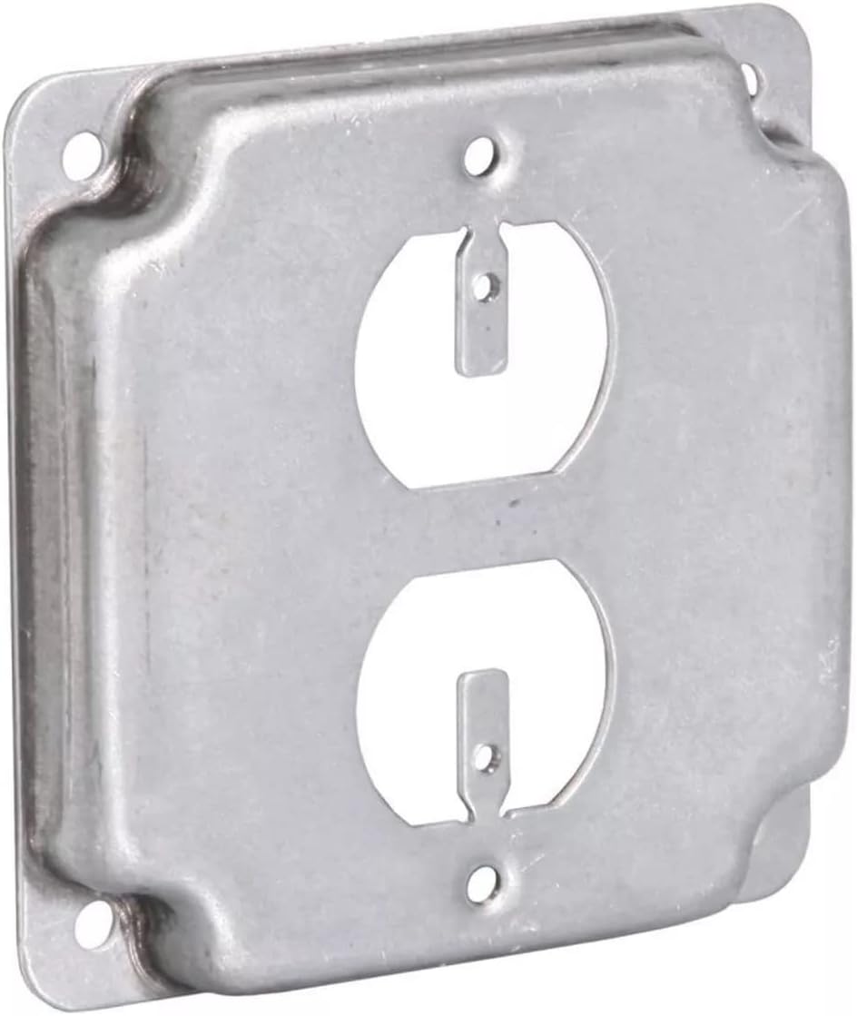 Hubbell-Raco 809C 4" 2 Gfi Receptacle Cover - Electrical Outlet Boxes ...