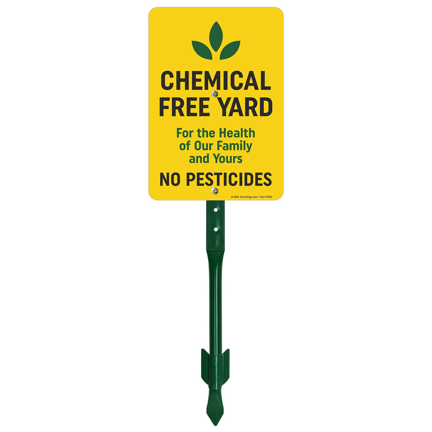 Amazon.com : SmartSign 10" x 7" Chemical Free Yard Sign - For The ...