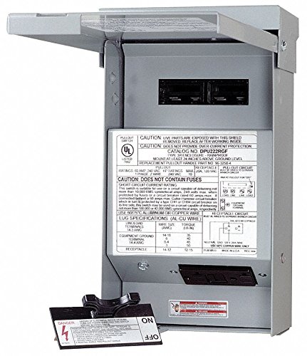 Eaton Nonfusible Air Conditioning Disconnect Switch, Metallic ...