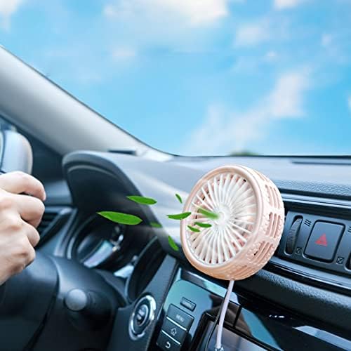 Amazon.com: Car Fan,Electric Car Cooling Fans with LED Color Light Car ...