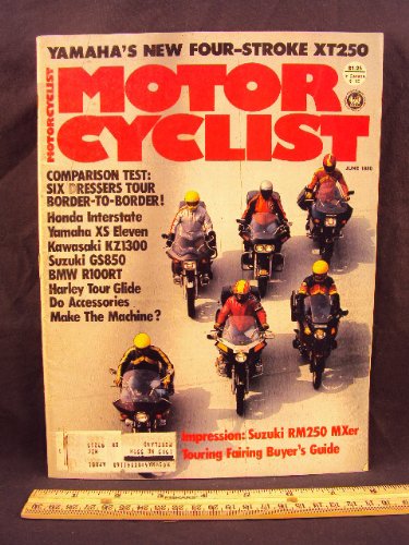 1980 80 June MOTORCYCLIST Magazine (Features: Test on Yamaha XT250 ...