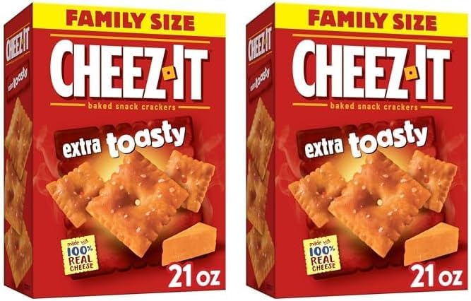 Amazon.com: Cheez-It Cheese Crackers, Baked Snack Crackers, Lunch ...