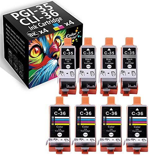 Amazon.com: ColorPrint Compatible PGI-35 CLI-36 Ink Cartridge ...