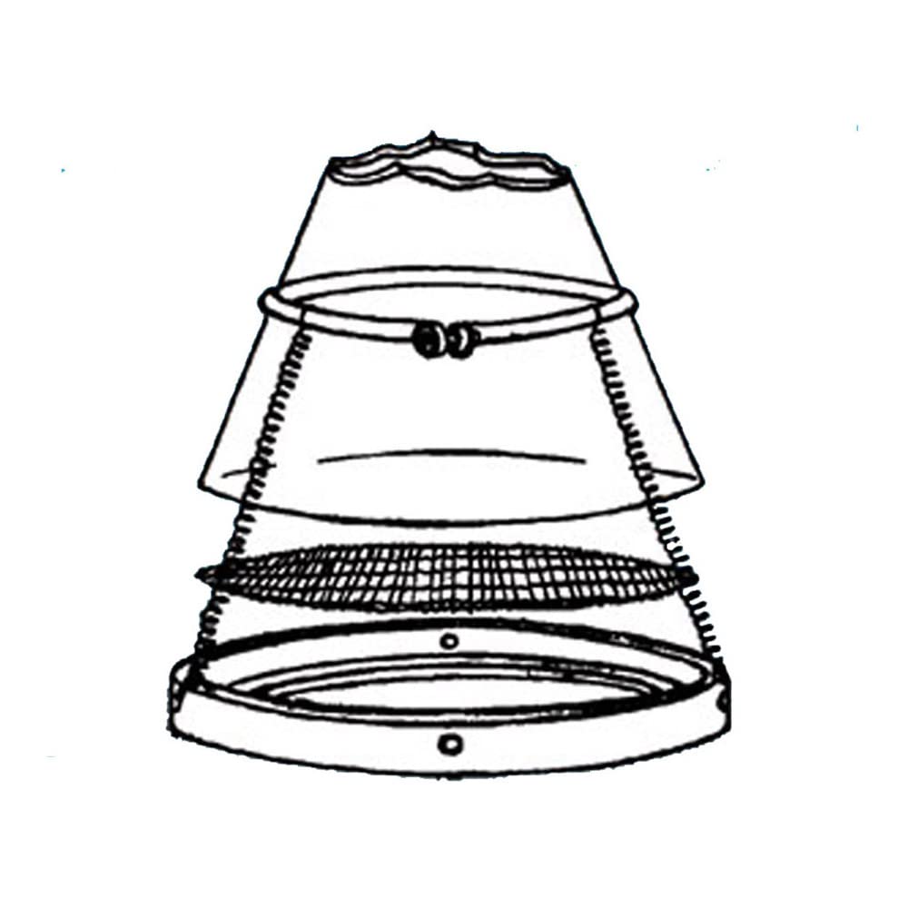 ACE GLASS 7503-25 Air Sampling Cane Filter Screen Assembly, 25 mm OD ...