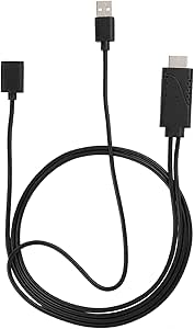 2 in 1 1080P USB Female to HDMI Male HDTV Adapter Cable Cord for Mobile ...