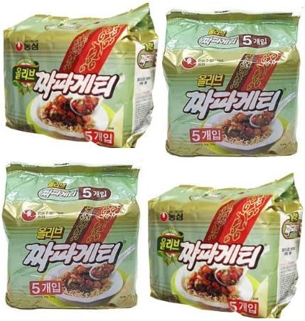 Amazon.com : Nongshim Chapagetti Chajang Noodle, 4.5 Ounce (Pack of 4 ...