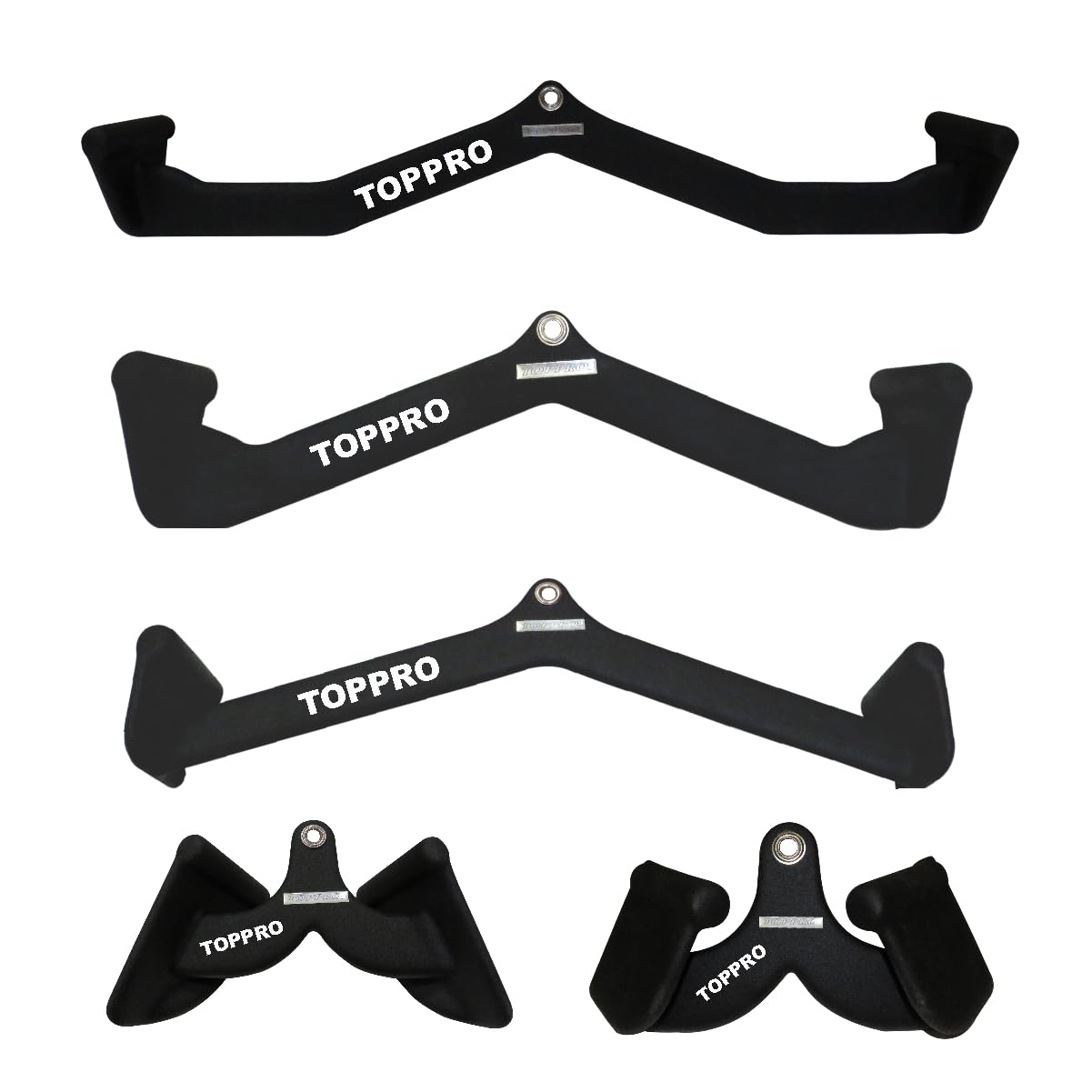 TOPPRO Fitness Fitness Handle Set of 5 (Combo) TP-FH-01| Gym Handles ...