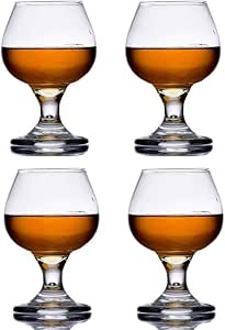 Amazon.com | The Bar Glass Brandy Tasting Snifter Glass 5.5 oz (4, 5.5 ...