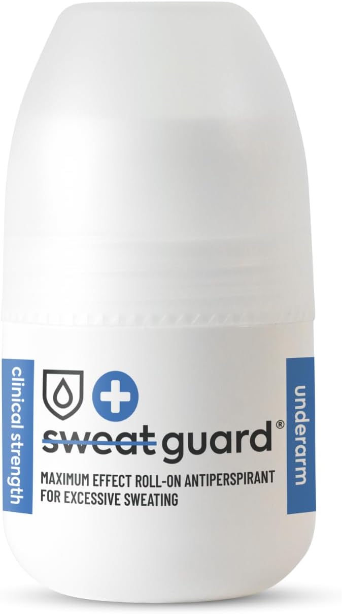 SWEAT GUARD® Underarm Antiperspirant - Roll On 50ml. Fragrance Free ...