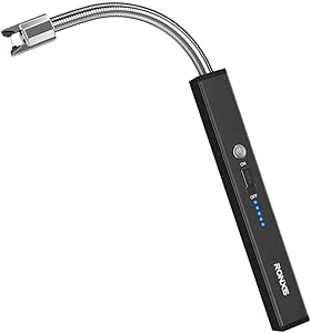 RONXS Lighter, Electric Lighter Candle Lighter USB Rechargeable Lighter ...