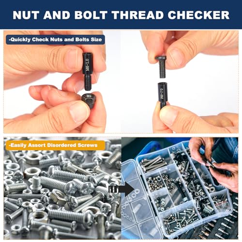 Snapklik.com : Upgraded Nut And Bolt Thread Checker, CRAFTFORCE 26 ...