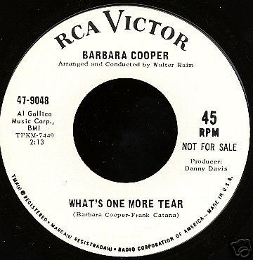 What's One More Tear: Barabar Cooper: Amazon.com: Books