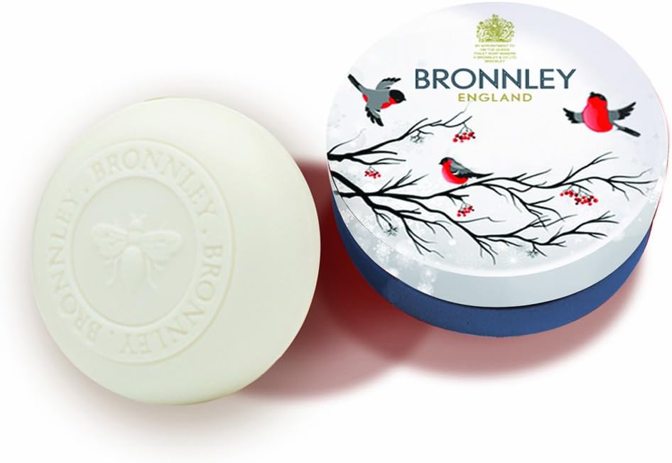 Bronnley Festive Birds Tin with Honey Blossom Soap 100g : Amazon.co.uk ...
