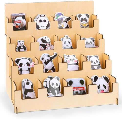 Amazon.com: Rotating Display Stand 3 Tier Rotating Sticker Display ...