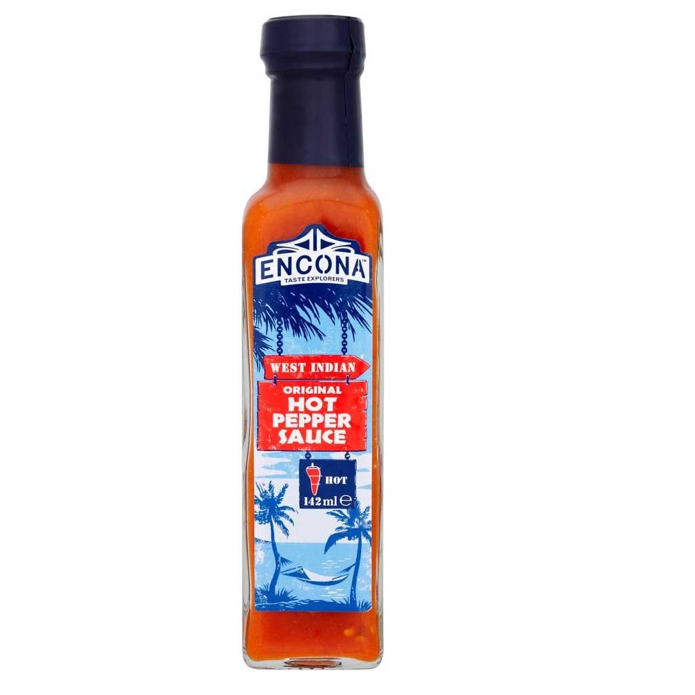 Amazon.com : Encona West Indian Hot Pepper Sauce Original 142ml (Enkona ...