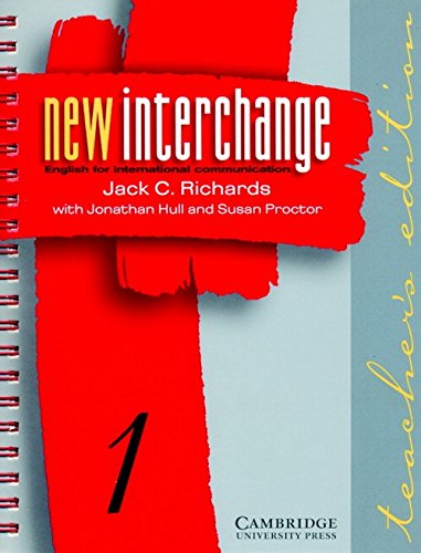 Amazon.com: New Interchange Teacher's edition 1: English for ...