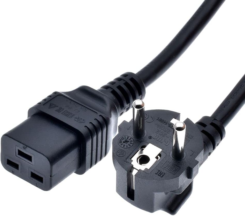 Amazon.com: Toptekits EU Europe Schuko to IEC C19 Power Cord PC,6ft/1 ...