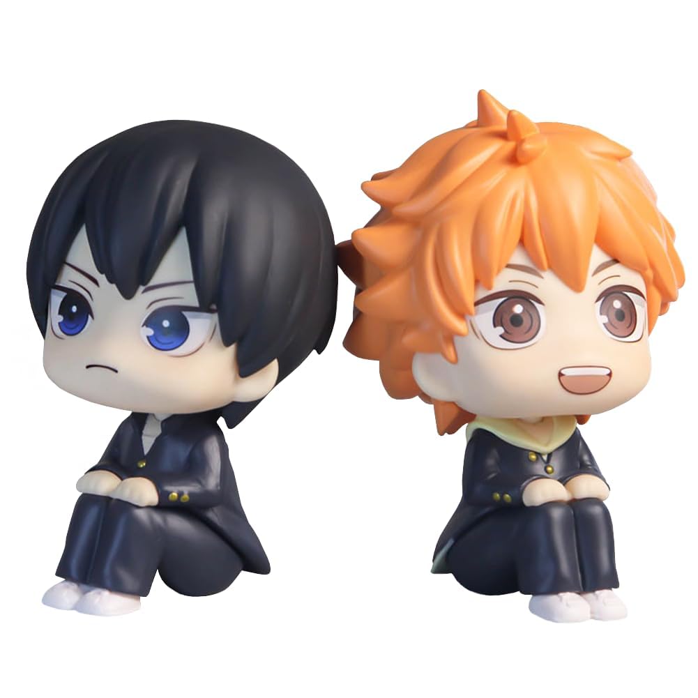 Amazon.com: Puruuige 2PCS Tobio Kageyama+Shoyo Figure Anime Oikawa ...