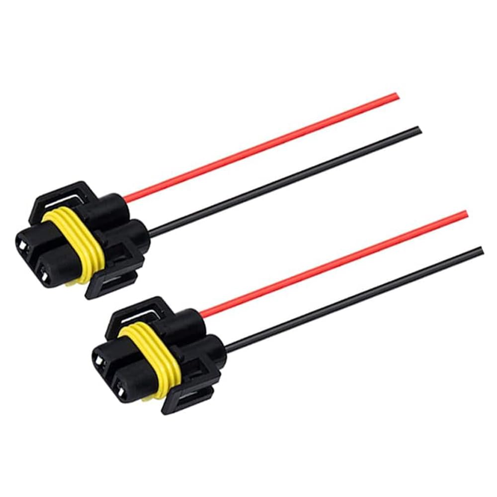 BlyilyB 2-Pack H11 H8 880 Headlight Female Sockets Adapter for LED ...