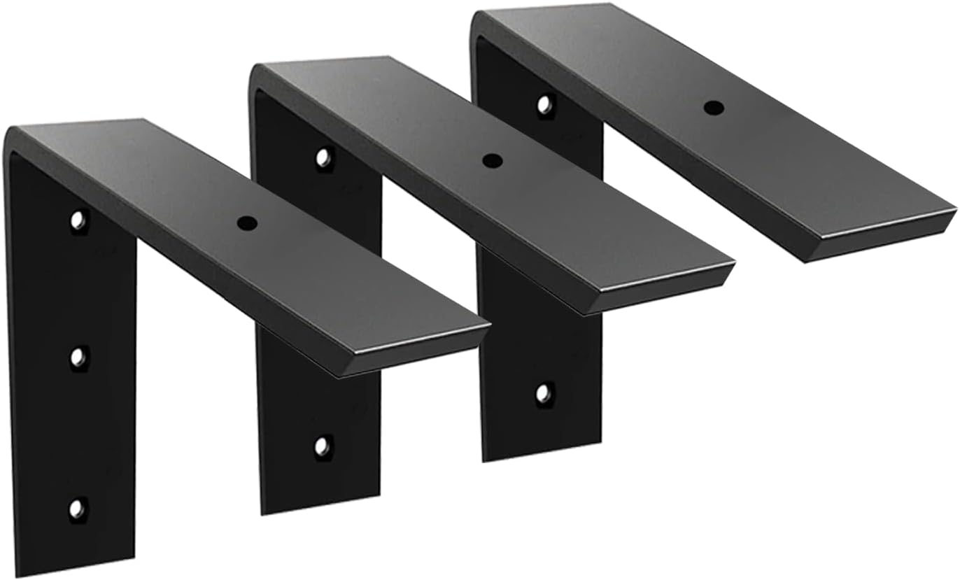 Amazon.com: Countertop Support Bracket 3 Pack 6 inch Heavy Duty 3/8 ...