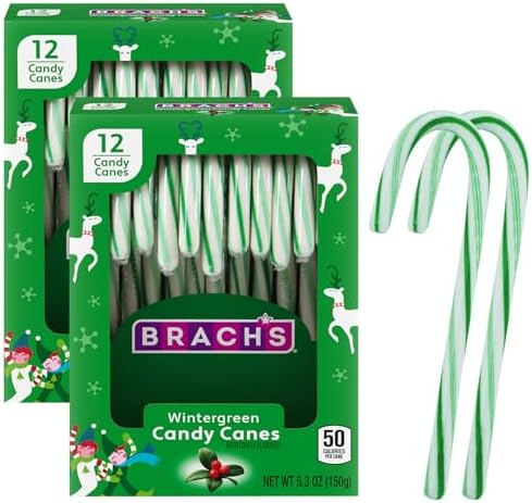 Amazon.com: Candy Canes Individually Wrapped, 2 Pack of Bulk Candy ...