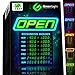 Amazon.com: GLI Led Open Sign with Business Hours – Stand Out with 1000 ...