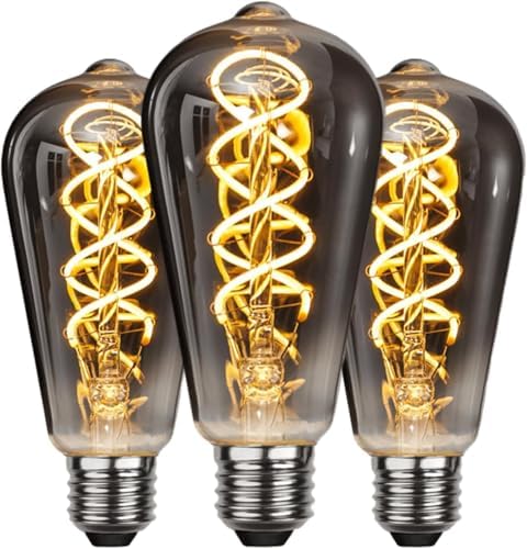 BrightArk E27 Vintage Light Bulb, E27 Dimmable LED Screw Edison Bulb ...