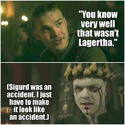 Vikings Ragnar Lagertha (TV Series) Poster Matte Finish Paper Print 12 ...