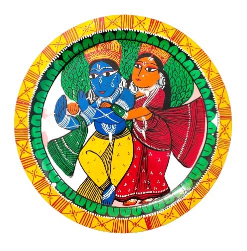 Buy Traditional Patachitra Art Wall Hanging on Aluminium Plate ...