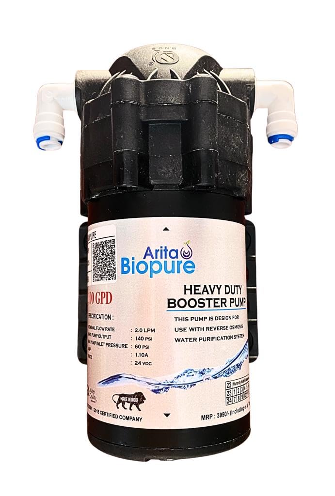 ARITA BIOPURE BNQS 100GPD BOOSTER PUMP : Amazon.in: Garden & Outdoors