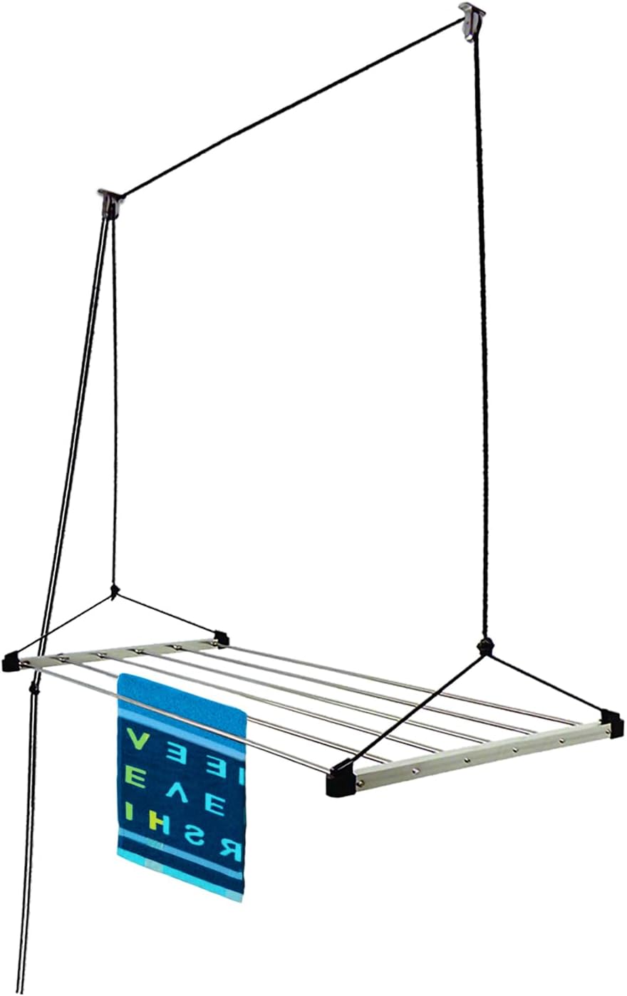 HOMEWELL LIFE Ceiling Cloth Dryer for Balcony Pulley Hanging Wall ...