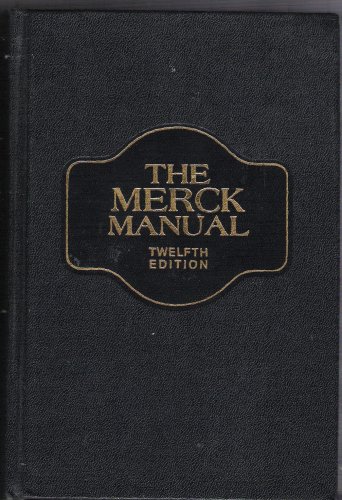 The Merck Manual: M.D. David N. Holvey: Amazon.com: Books