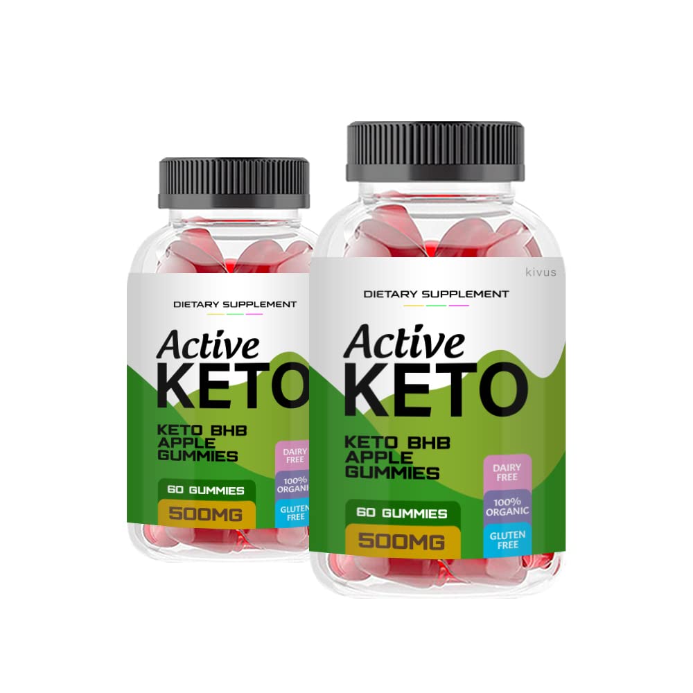 Buy kivus Active Keto Gummies - Active Keto ACV Gummies (2 Pack, 120 ...