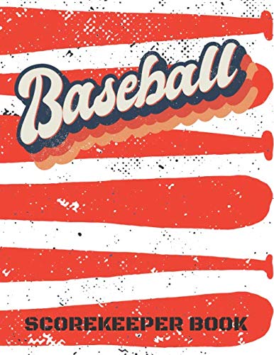 Baseball Scorekeeper Book: Baseball Oversize Scorebook - 148 Pages - 8. ...