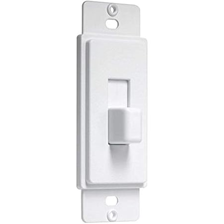 TayMac 5000W Paintable Masque Wall Plate Cover, White, 1-Gang - Switch ...