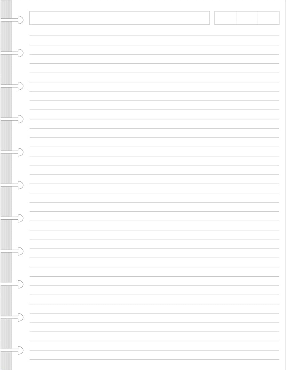 Amazon.com : A4 TUL Discbound Dotted Refill Paper, 11-Disc Dot Grid ...