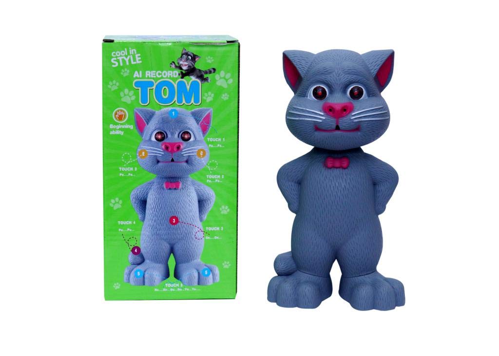 Talking Tom with AI Touch Sensitive and Recording : Amazon.in: Toys & Games