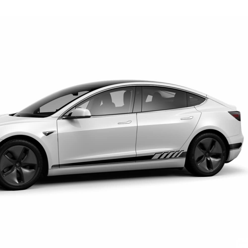 Amazon.com - Car Racing Stripes Sport Decals Edition 1 Styling Door ...