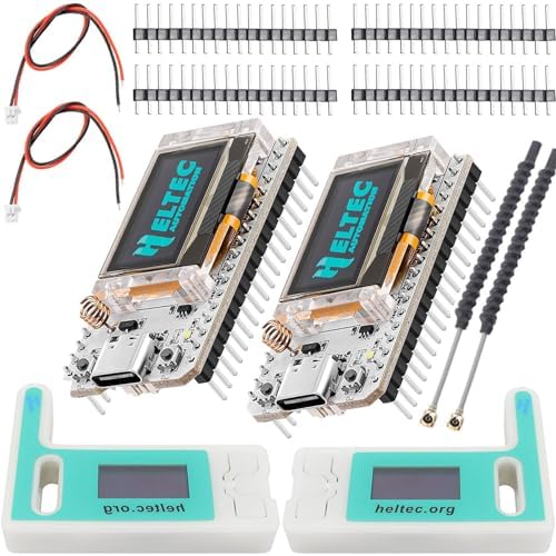 Amazon.com: MakerFocus 2 Set ESP32 LoRa V3 Development Board with 915 MHz Antenna and Case ...