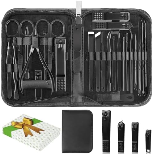 Amazon.com : Qianyu 16 Piece Manicure Sets Professional Nail Clippers ...
