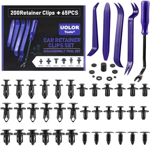 Amazon.com: 200PCS Car Retainer Clips Plastic Fasteners Kit, Popular ...