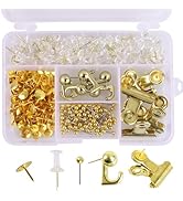 Amazon.com: Push Pins Set, 310 Pcs Thumb Tacks Map Pins, Tacks, 5 Types ...