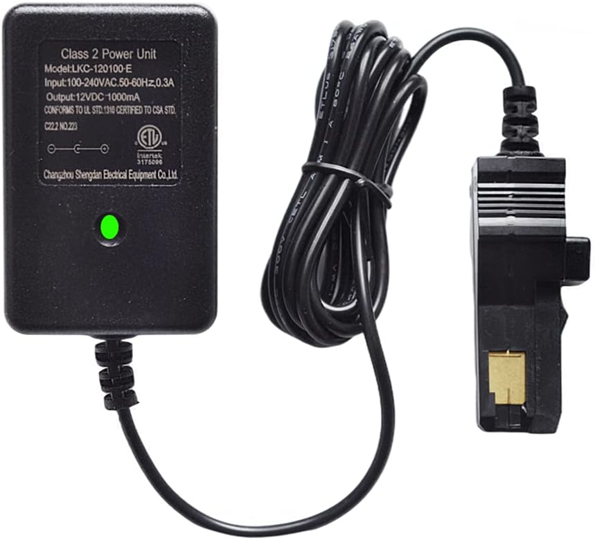 Amazon.com: SafeAMP 12-Volt Charger for Power Wheels Gray Battery and ...