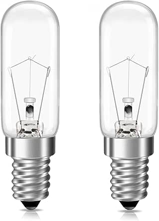 2 Pack E14 Cooker Hood Light Bulb, Dimmable, Warm White 2700K, 350LM ...