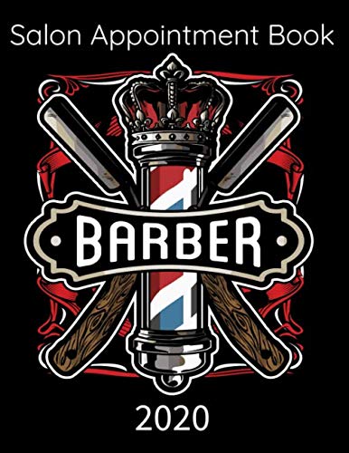 Salon Appoinment Book Barber 2020: Hair Stylist Daily Planner With ...