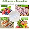 Buy Raawan Fridge Storage Boxes (Pack of 6), Fridge Organizer with ...