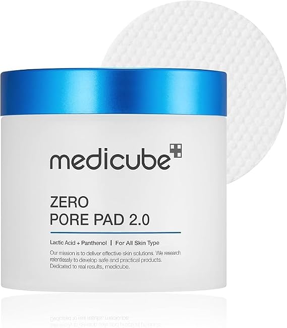Medicube Zero Pore Pads - Dual-Textured Exfoliating Facial Toner