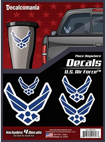 Amazon.com - Round U.S. Air Force Veteran Sticker (US Vinyl Decal Vet ...