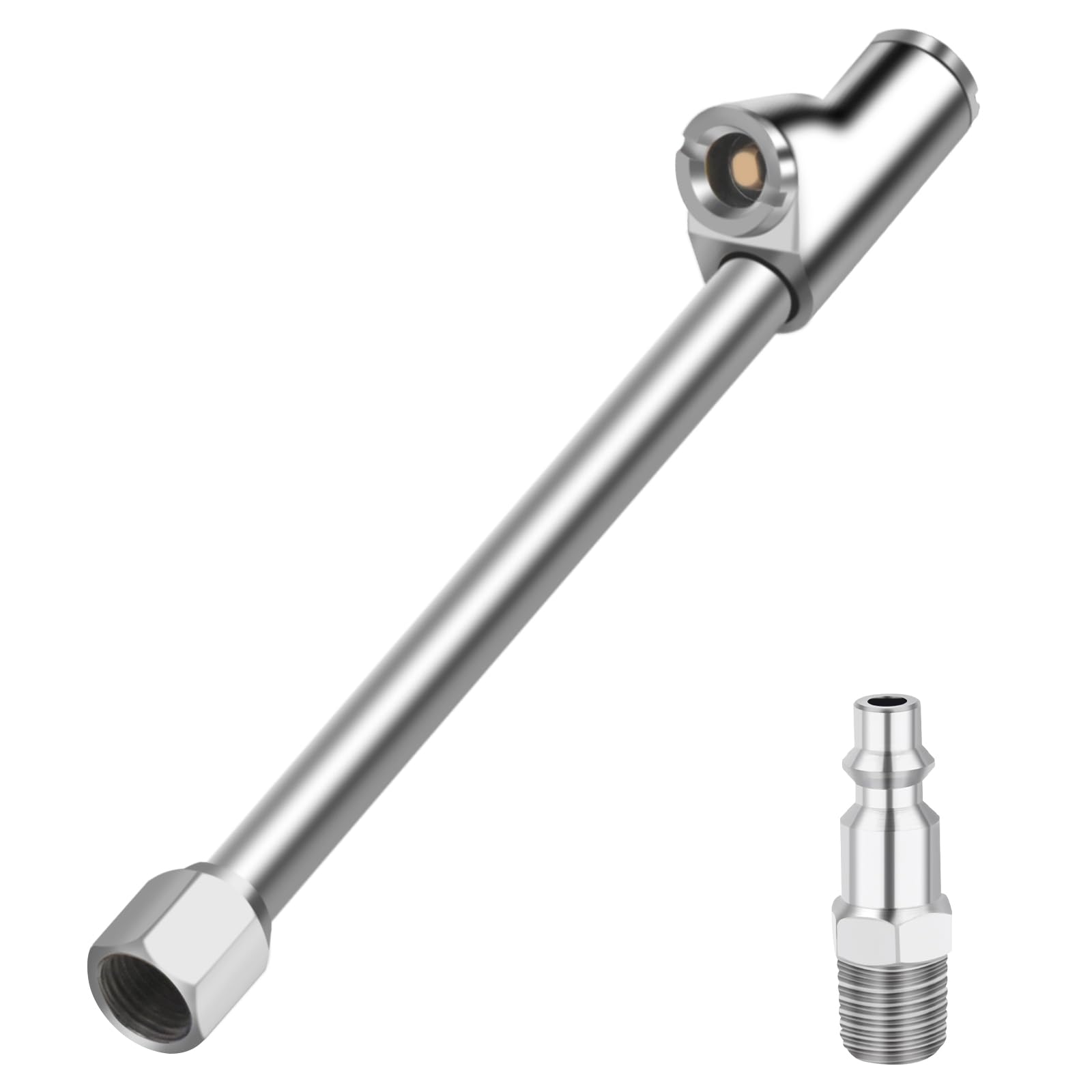 Amazon.com: WNCGC 1/4" FNPT Dual Head Air Chuck, 2-Way Connection ...