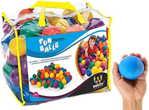 Webby Colourful Kids Pool Fun Balls(7CM), Set of 50 : Amazon.in: Toys ...